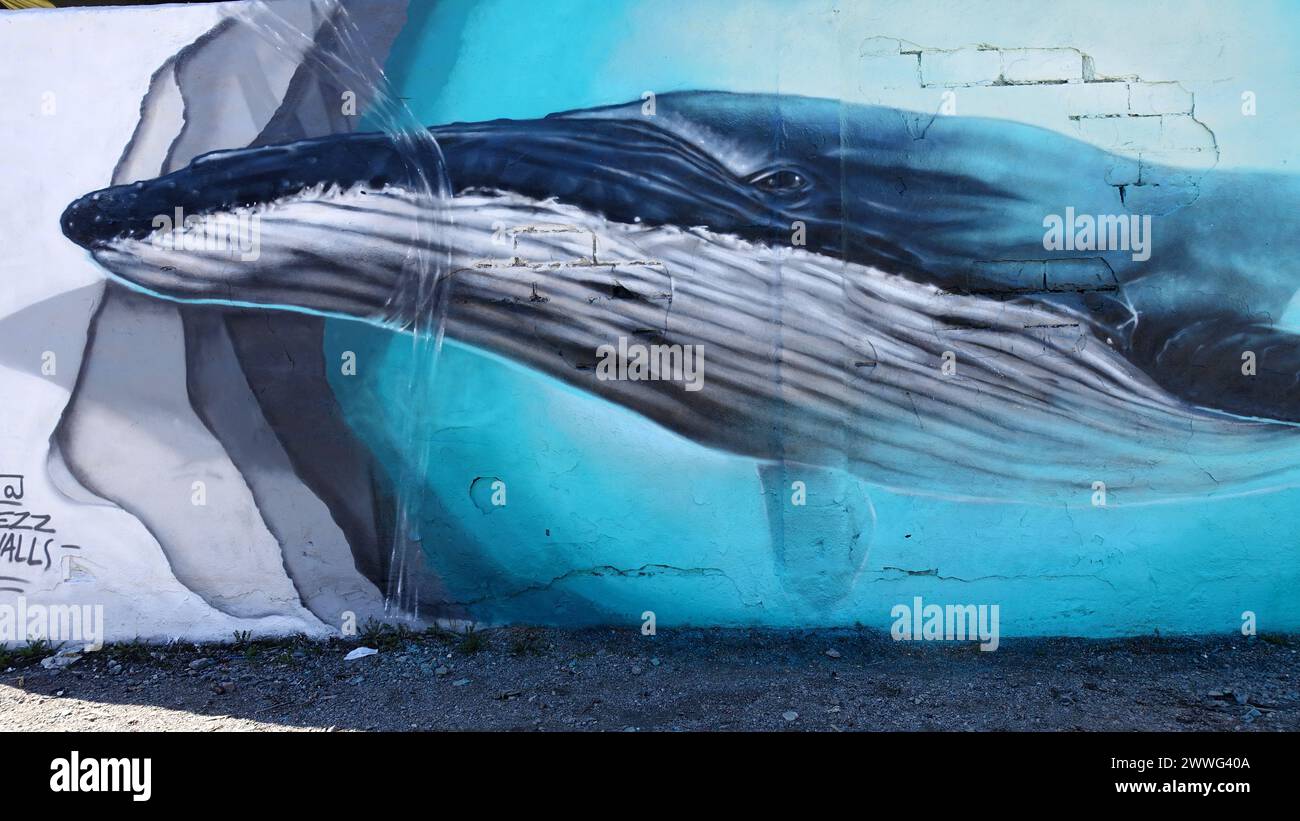 Stockholm, Snosatra, Sweden, May 08 2021. Graffiti exhibition on the ...