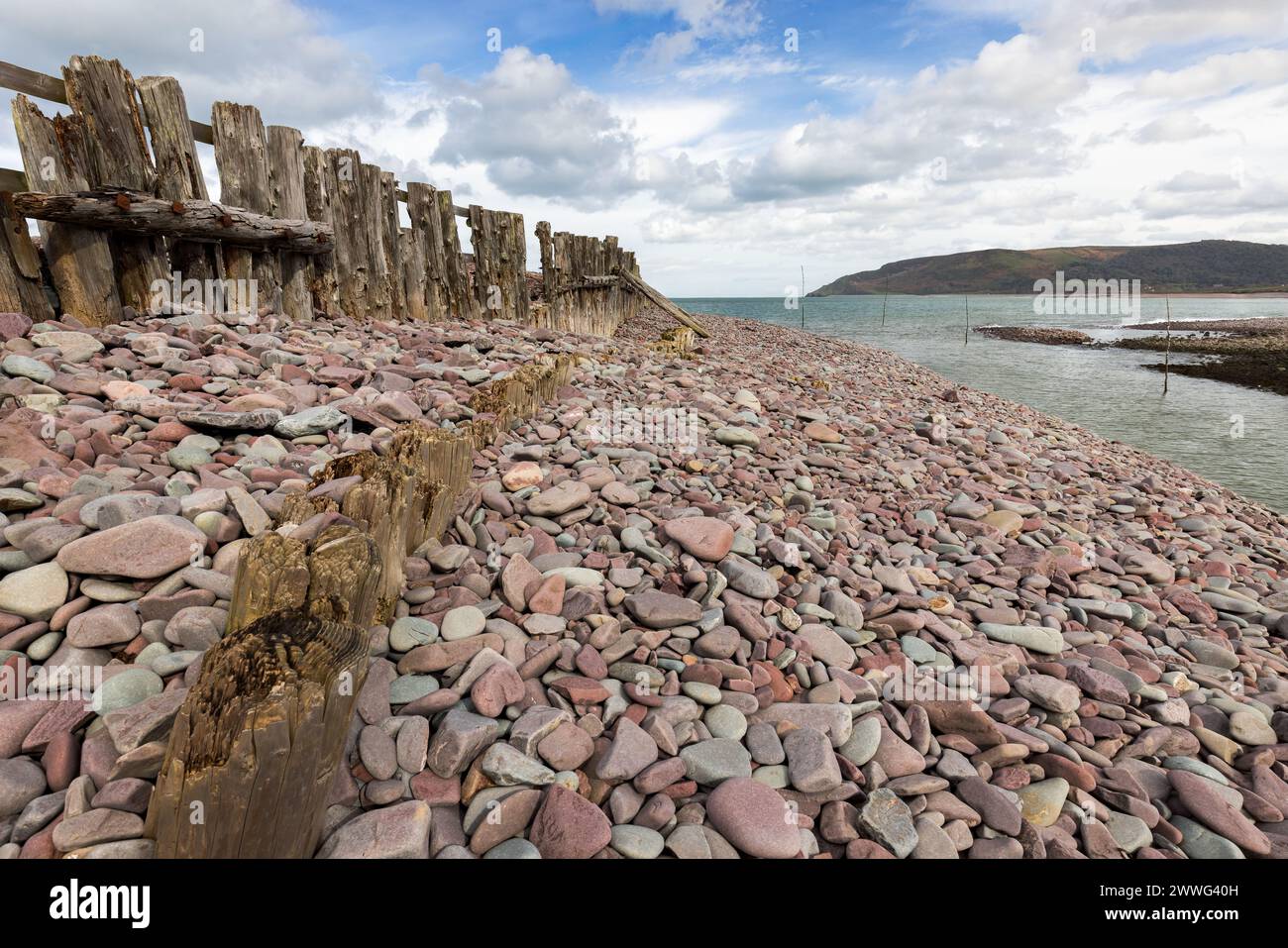 Porlock Weir beach, Somerset, UK Stock Photo - Alamy