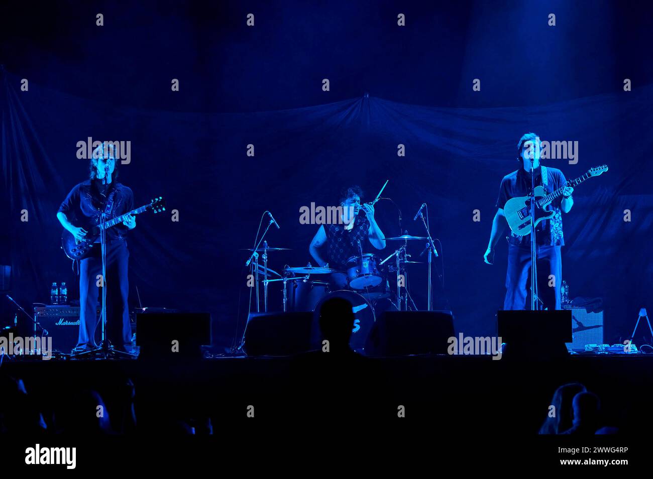 Matt Weedon, Jack Bowden und Theo Weedon von Tors live in der ZAG-Arena ...