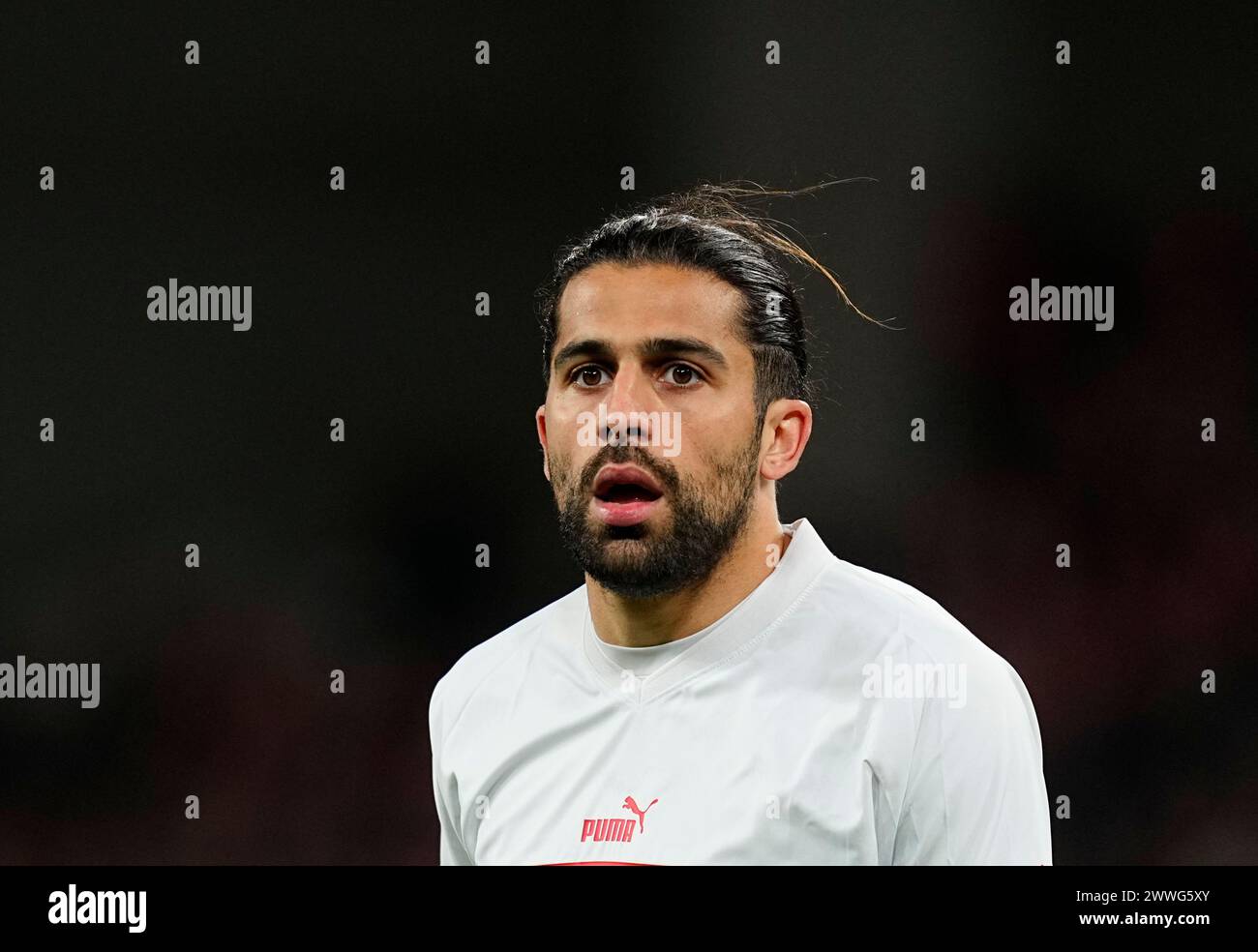 Parken, Copenhagen, Denmark. 23rd Mar, 2024. Ricardo RodrÃ-guez ...