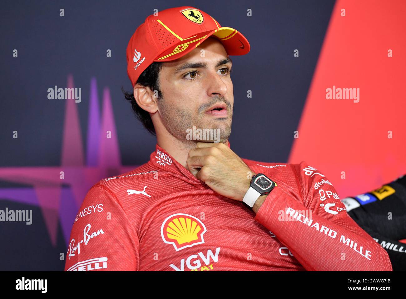 MELBOURNE, AUSTRALIA 24 March 2024. Pictured: Carlos Sainz Jr. (ESP ...