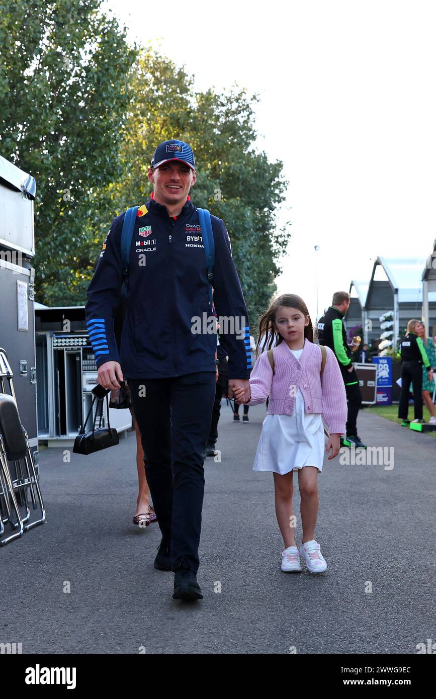 Melbourne, Australia. 24th Mar, 2024. Max Verstappen (NLD) Red Bull ...