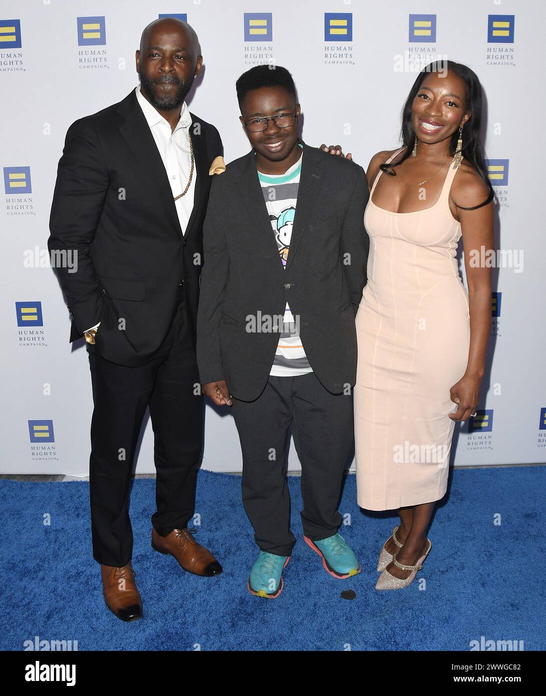 Los Angeles, USA. 24th Mar, 2024. (L-R) Alimi Ballard, Zion Ballard and ...