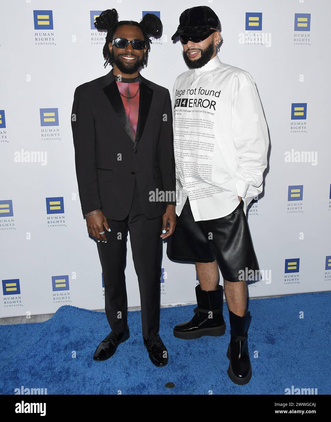 Los Angeles, USA. 24th Mar, 2024. (L-R) Lazarus Lynch and Guest at the ...