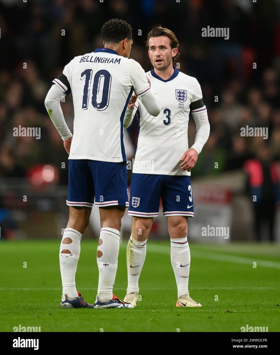 London, UK. 23 Mar 2024 - England v Brazil - International Friendly ...
