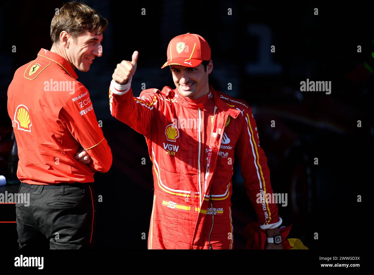 MELBOURNE, AUSTRALIA. 24th March 2024. 55 Carlos Sainz Jr. (ESP ...
