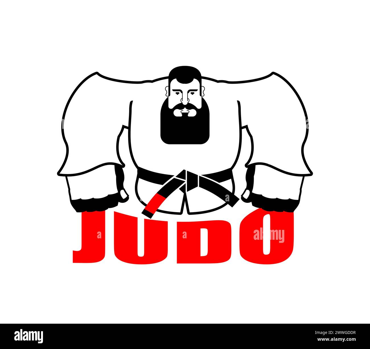 Judo uniform man Stock Vector Images - Alamy