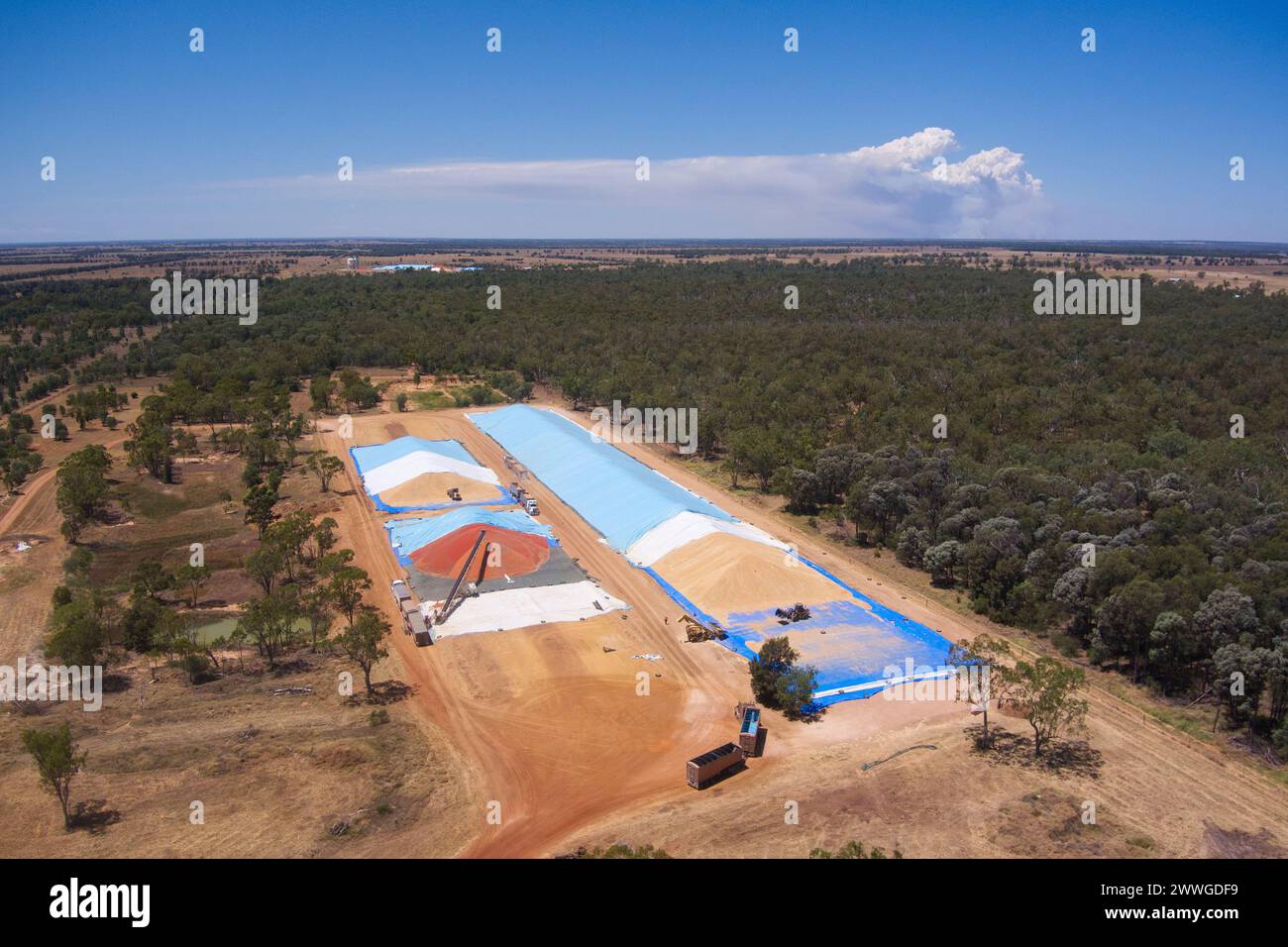 The Gums GrainCorp Depot on the Darling Downs Queensland Australia ...