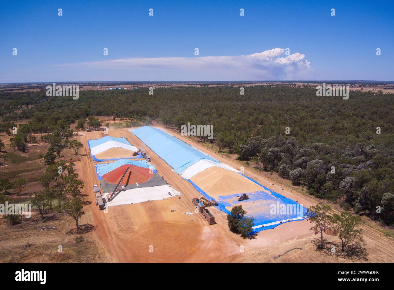 The Gums GrainCorp Depot on the Darling Downs Queensland Australia ...