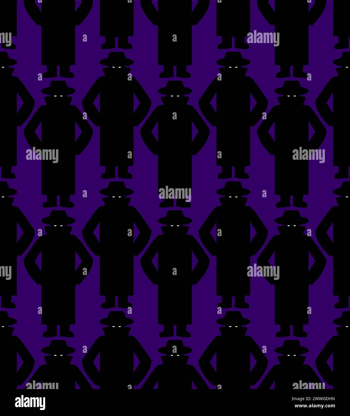 Spy pattern seamless. Secret agent background Stock Vector Image & Art ...