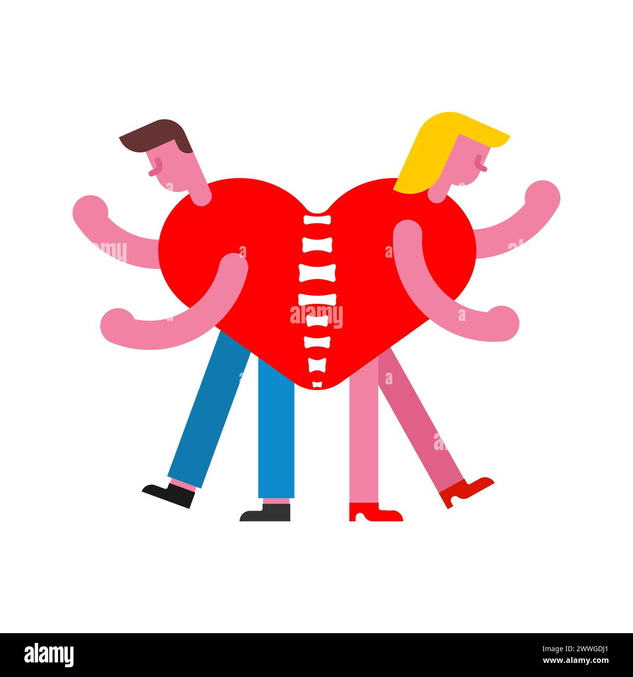 Unhappy lovers Stock Vector Images - Alamy