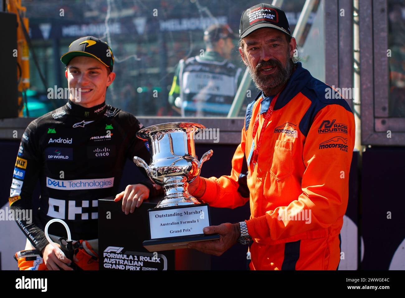 Melbourne, Australie. 24th Mar, 2024. PIASTRI Oscar (aus), McLaren F1 ...