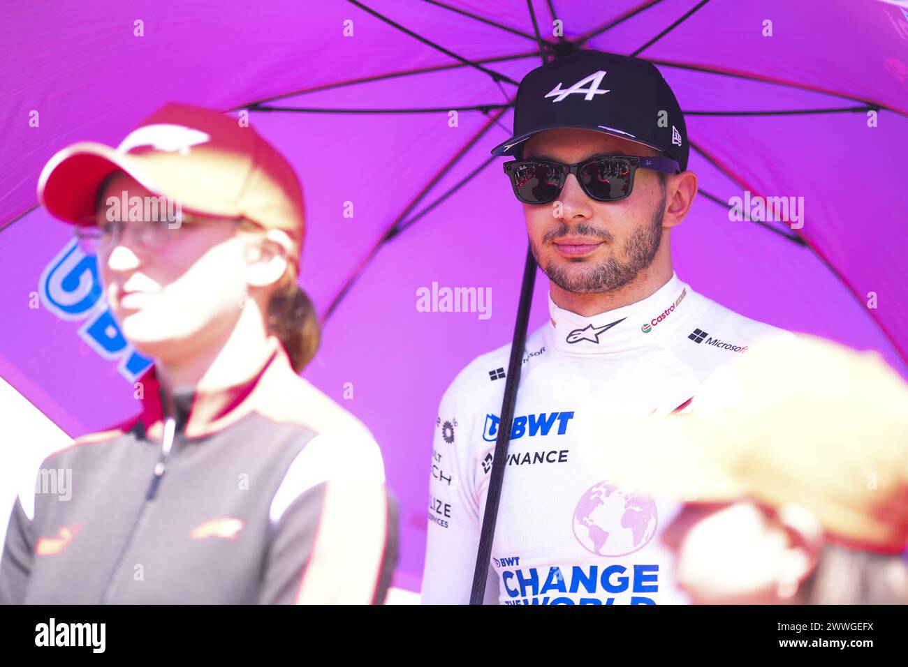 OCON Esteban (fra), Alpine F1 Team A524, portrait during the Formula 1 Rolex Australian Grand ...