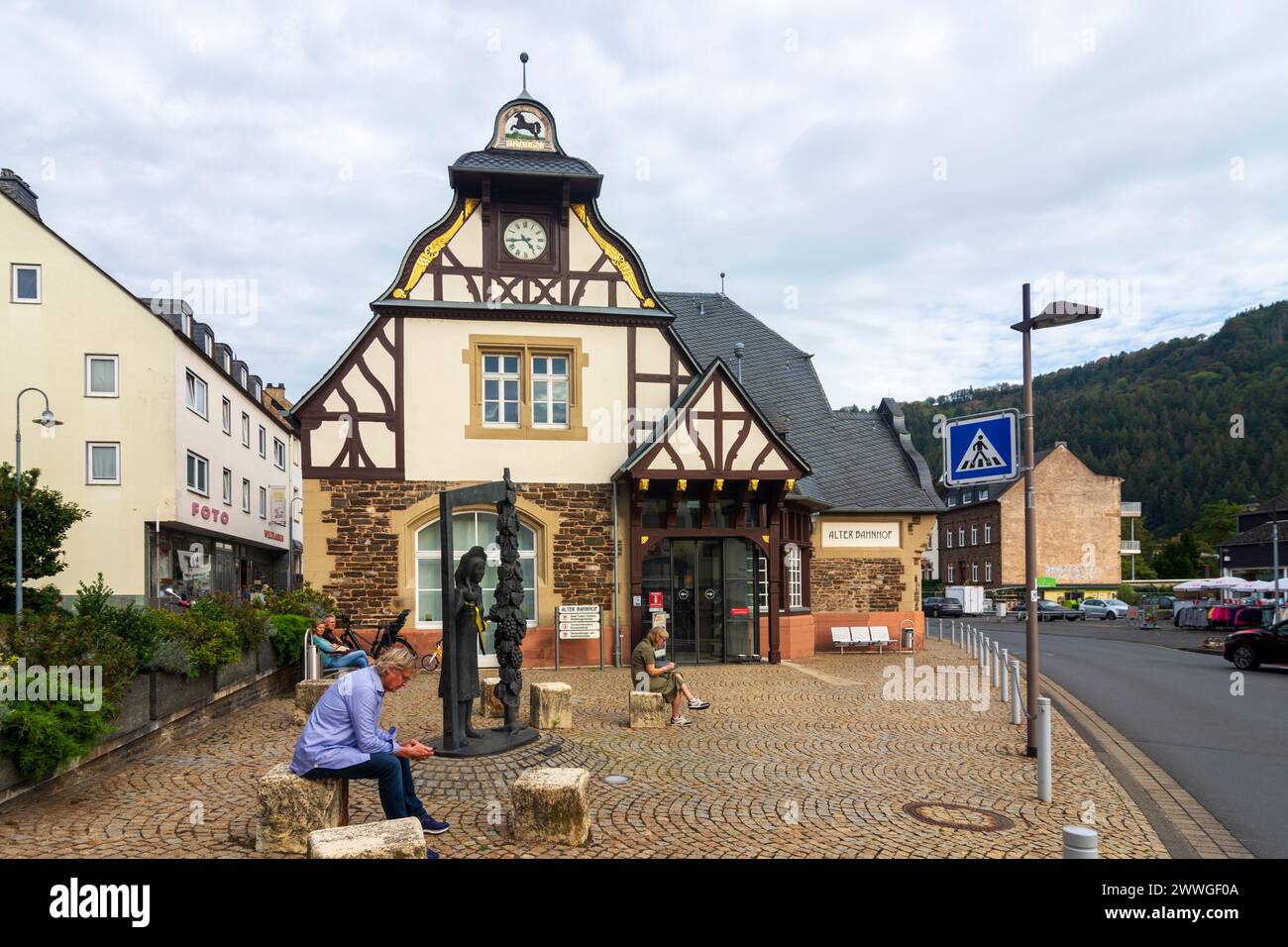Traben-Trarbach: Old train station building in Traben in Mosel ...