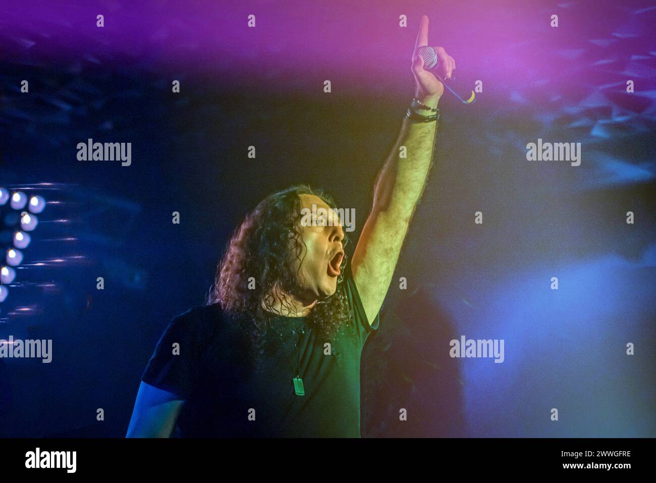 TRAFFIC LIVE, ROME, Italy, March 22, 2024, FABIO LIONE SING during ...