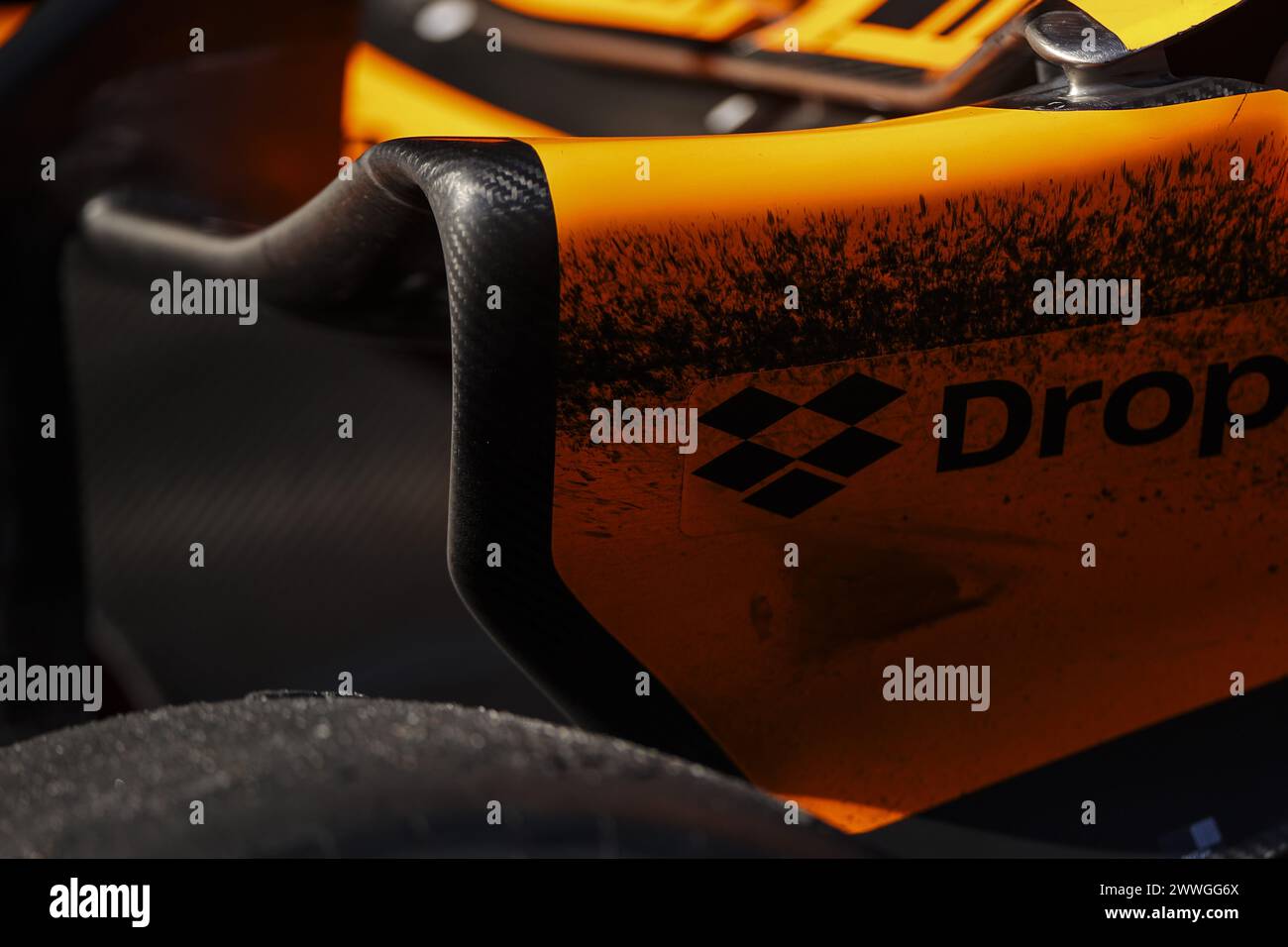 Marbles marks in McLaren F1 Team during the Formula 1 Rolex Australian ...