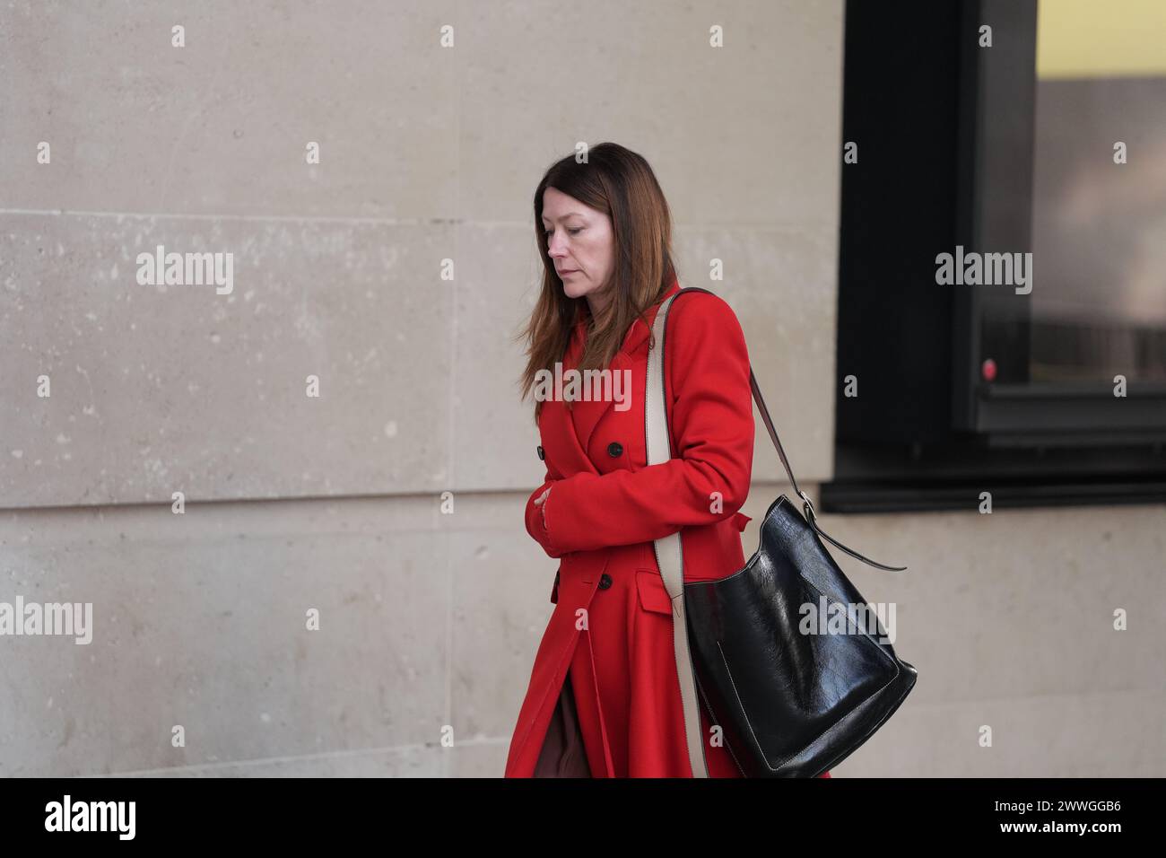 Editor of the Sun newspaper, Victoria Newton, arrives at BBC ...