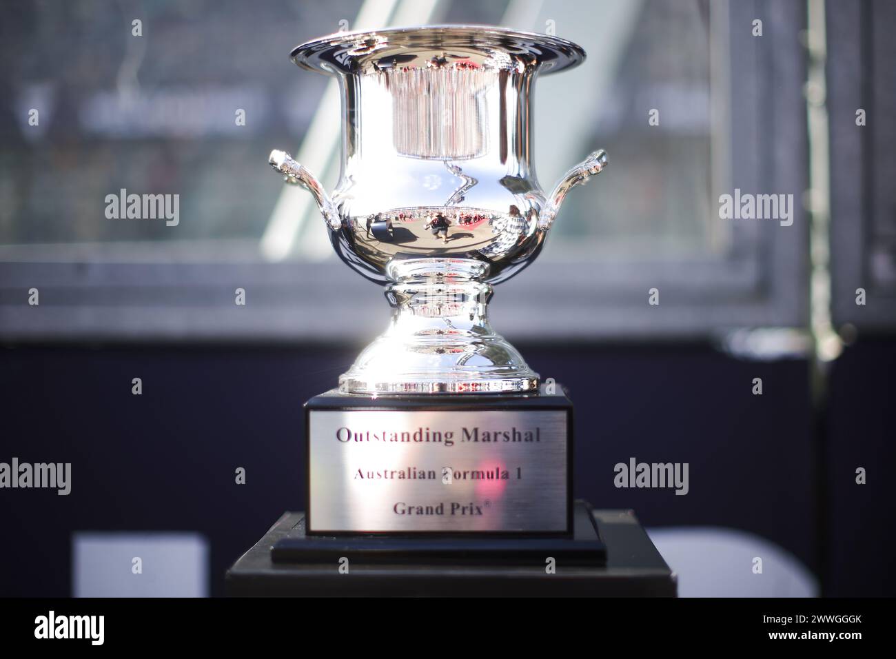 Australian Marshal trophy during the Formula 1 Rolex Australian Grand ...