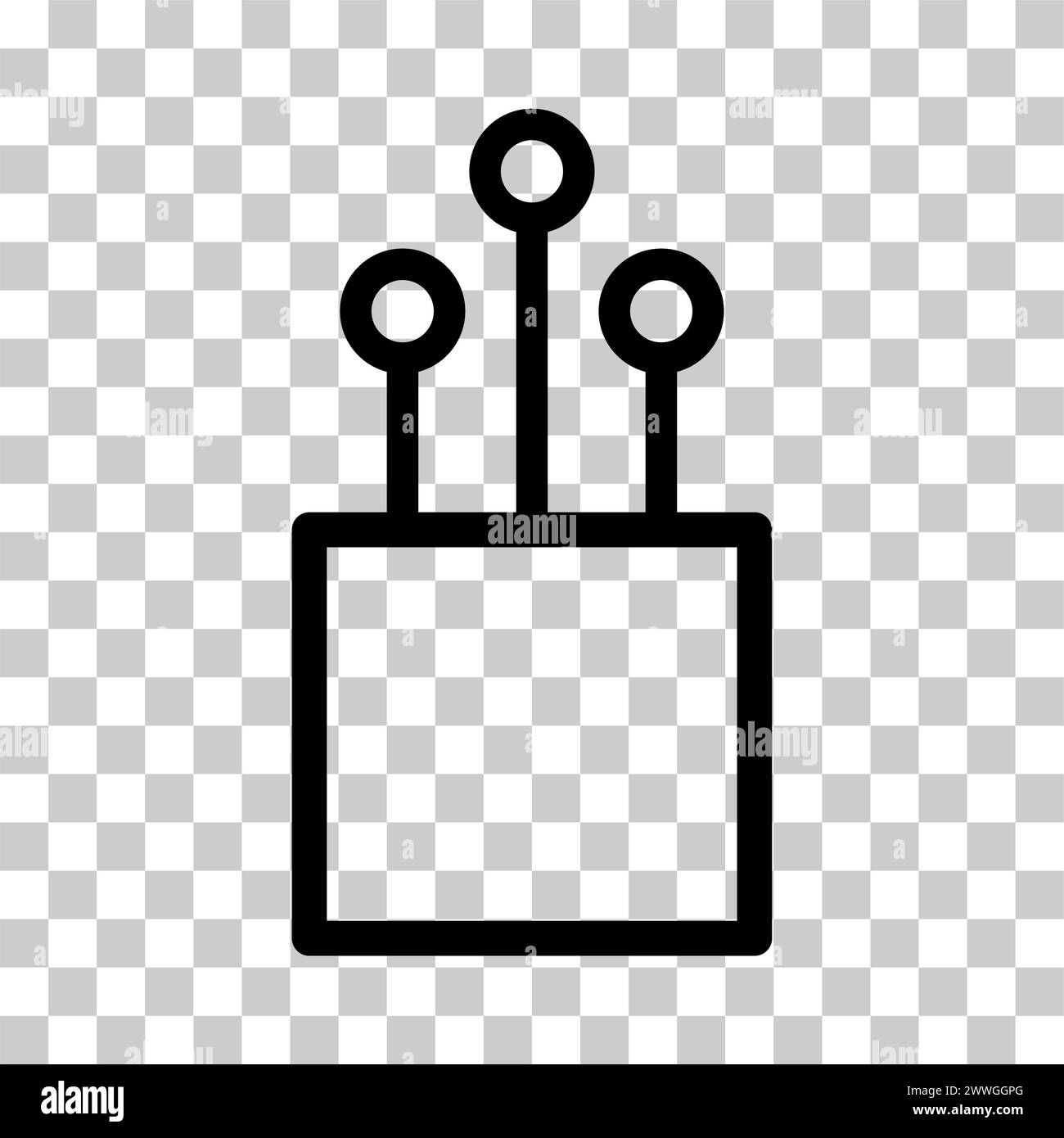 Optical cable icon, technology information wire web network, digital ...