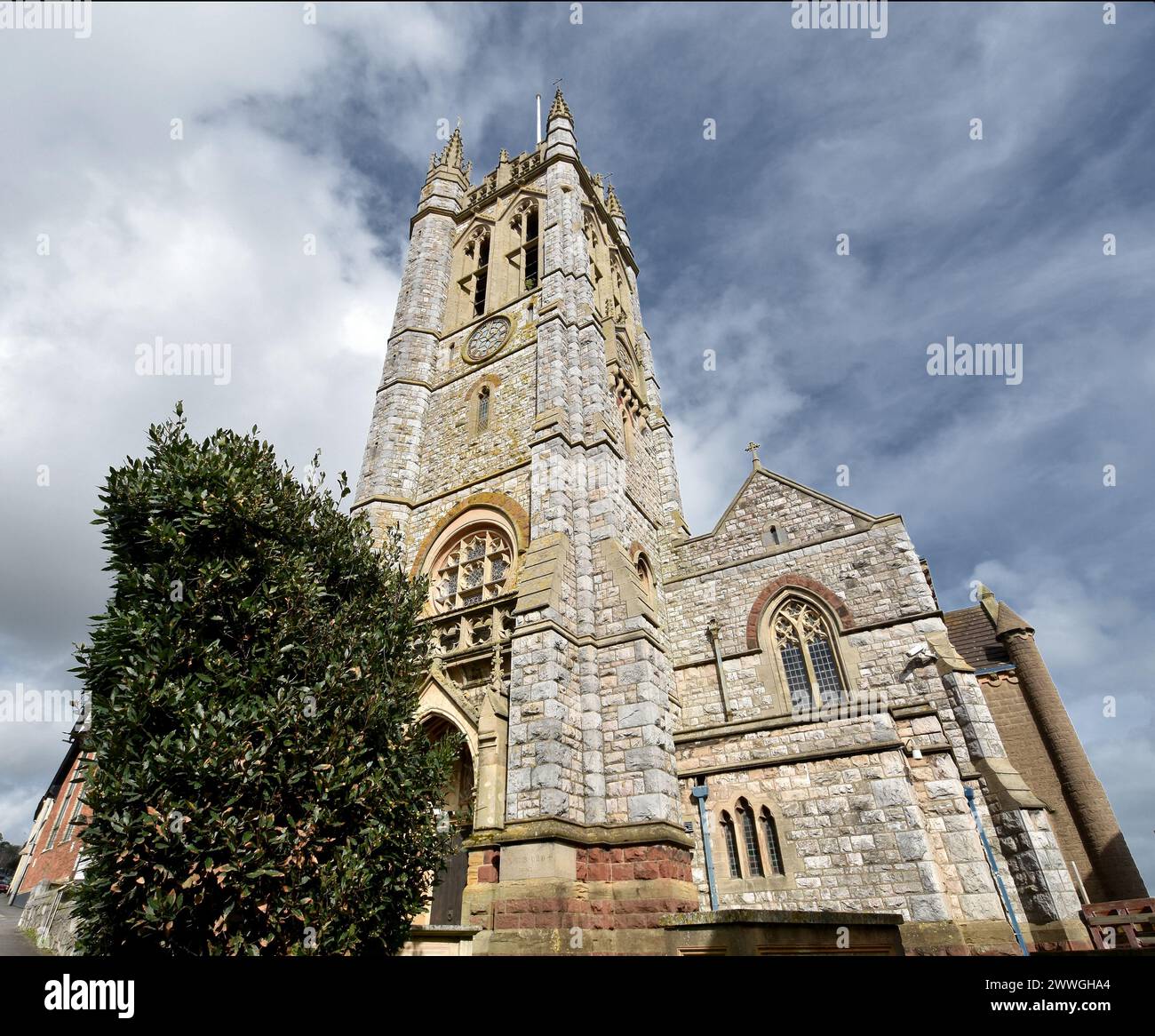 St Michael church Teignmouth Stock Photo - Alamy
