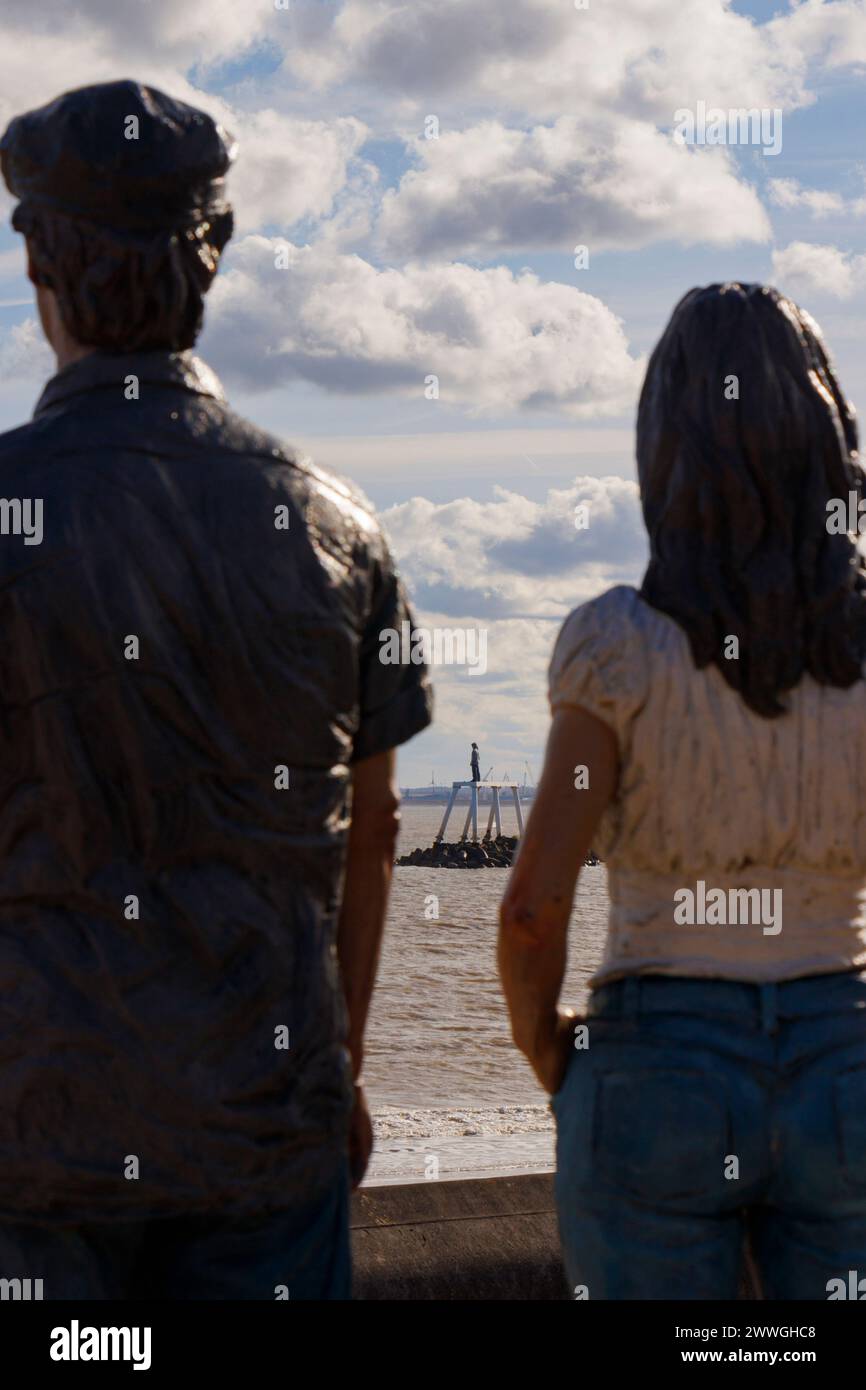 Land couple, small scale replica, of the 'Couple' public art sculpture ...