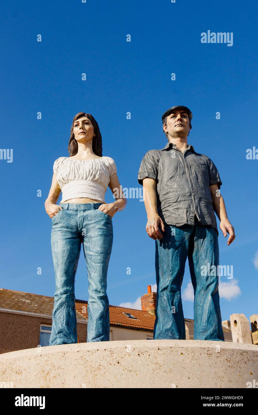 Land couple, small scale replica, of the 'Couple' public art sculpture ...