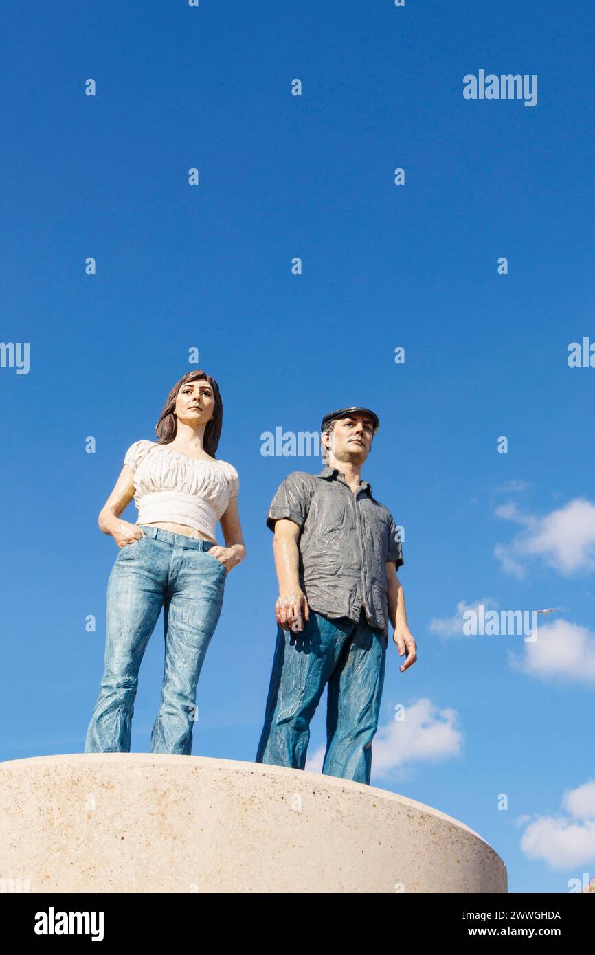 Land couple, small scale replica, of the 'Couple' public art sculpture ...