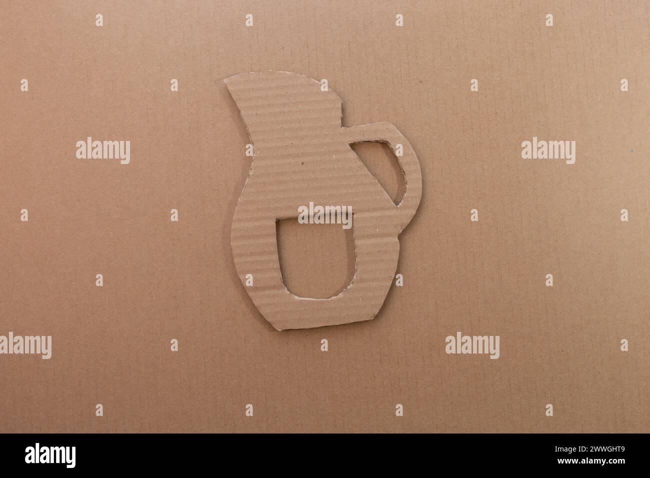 crafted paper lemonade pitcher in sunlight, summer themes Stock Photo ...