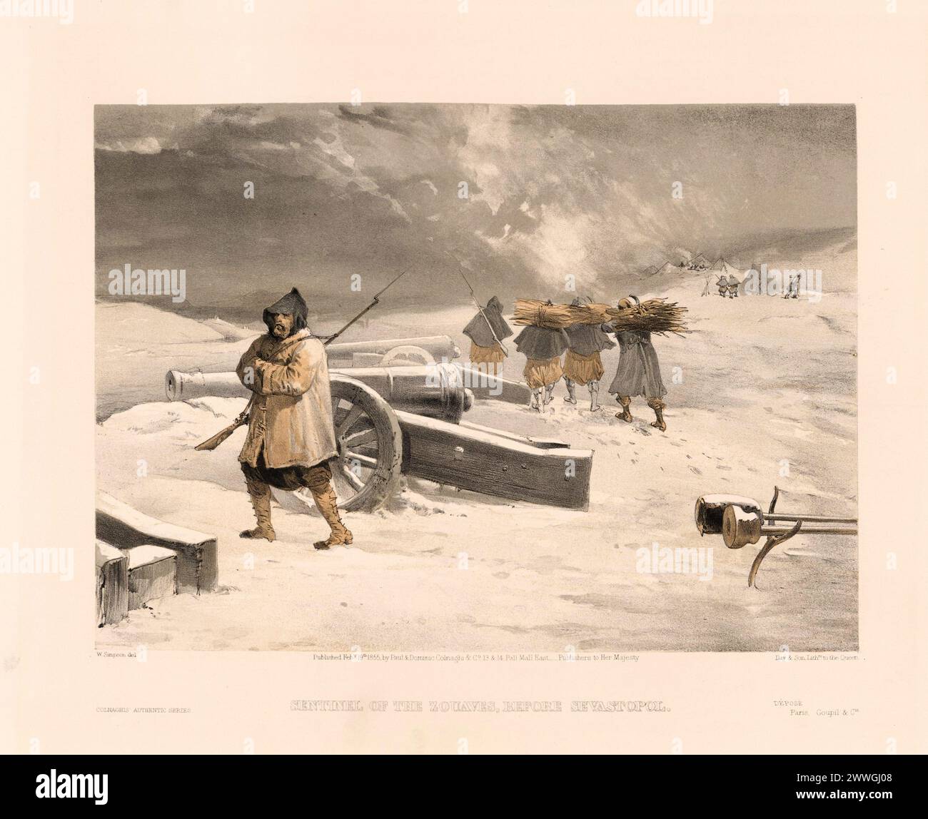 Vintage historical Print of the Crimean War, from The Seat of the War ...