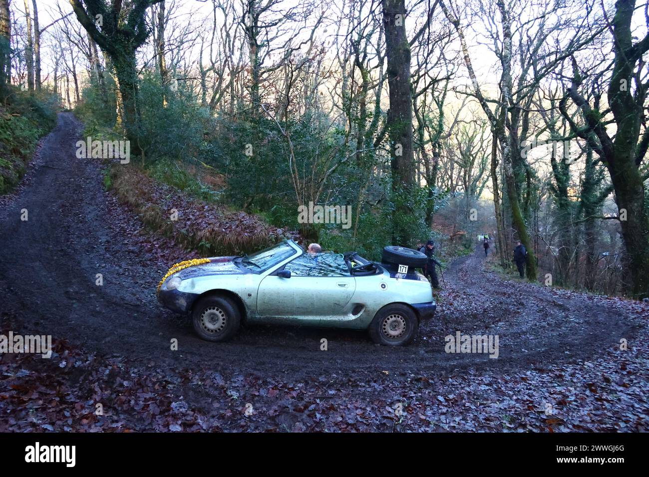 Fingle Bridge, Drewsteignton, Dartmoor, Devon, UK. 6th Jan, 2024 ...