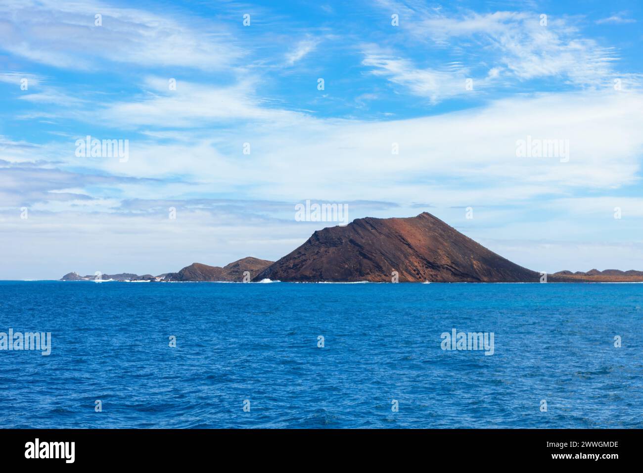 Lobos Island in Atlantic Ocean, Canary Islands Stock Photo - Alamy