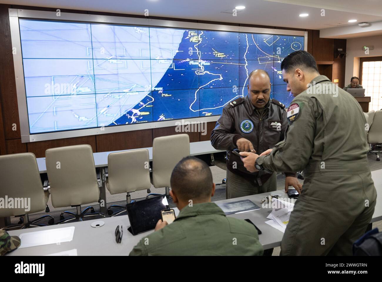 Amman, Jordan. 24th Mar, 2024. Pilots from different nations gather at ...