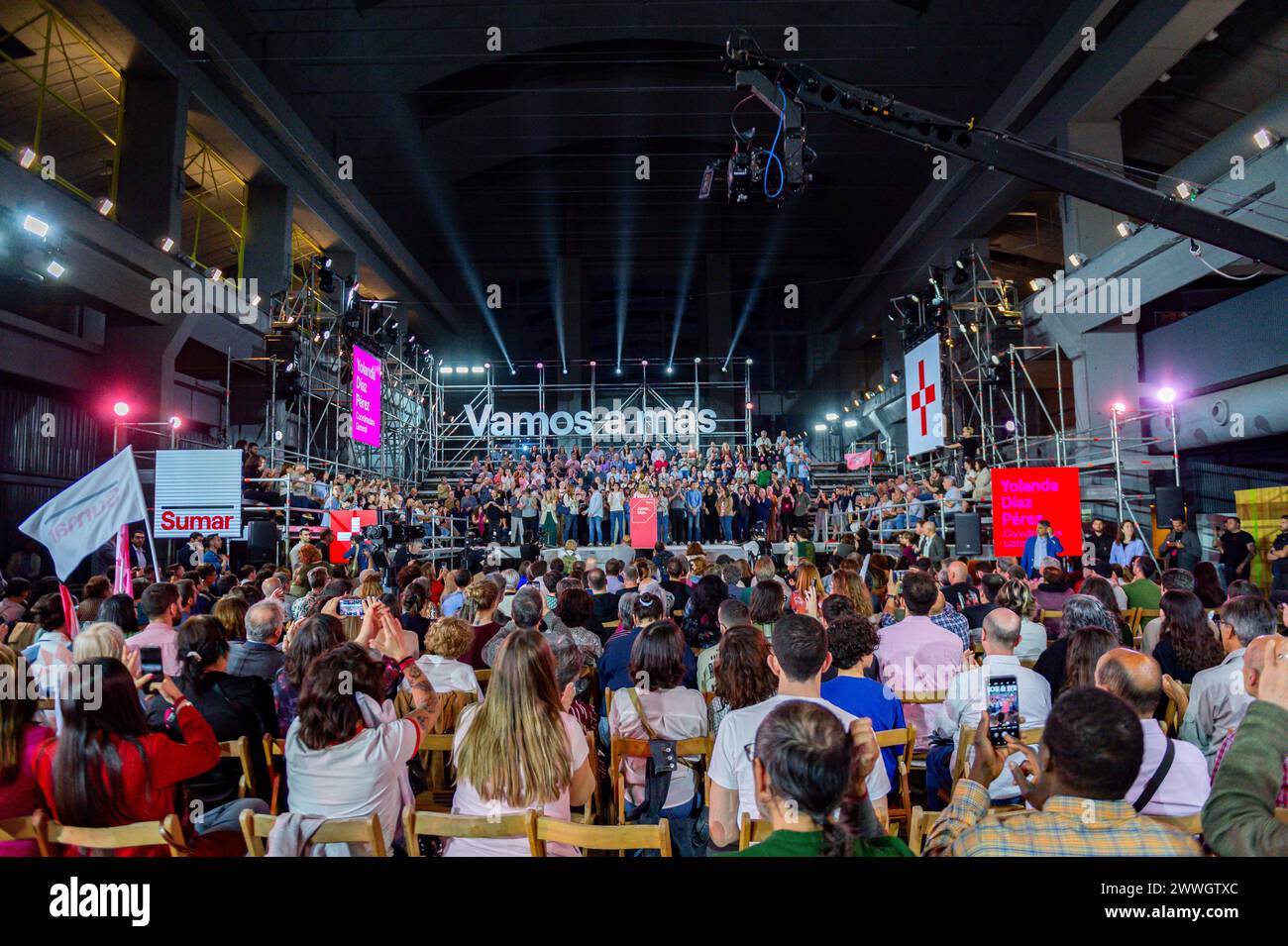 Madrid, Spain. 23rd Mar, 2024. A general view of the assembly of the ...
