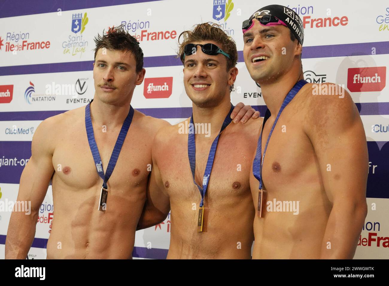 Maxime Grousset of France, Noe Ponti of Switzerland and Michael Andrew ...