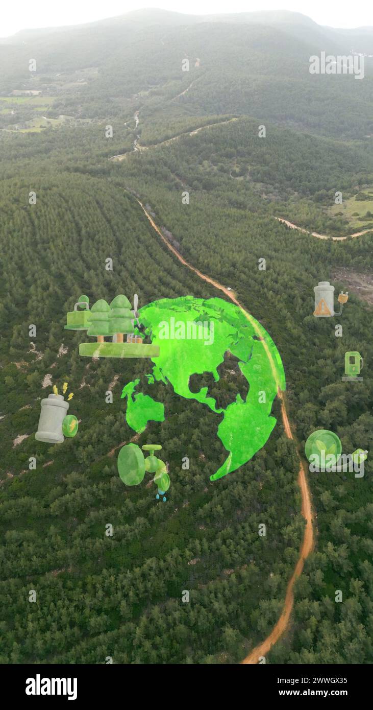 Future environmental conservation and sustainable ESG modernization ...