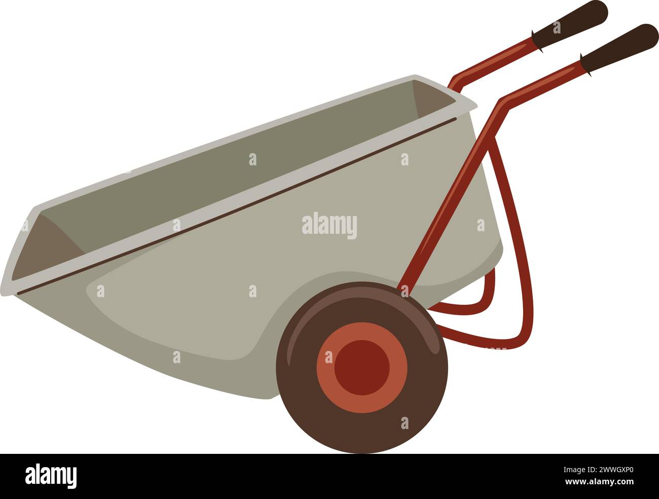 Wheelbarrow farm Stock Vector Images - Alamy