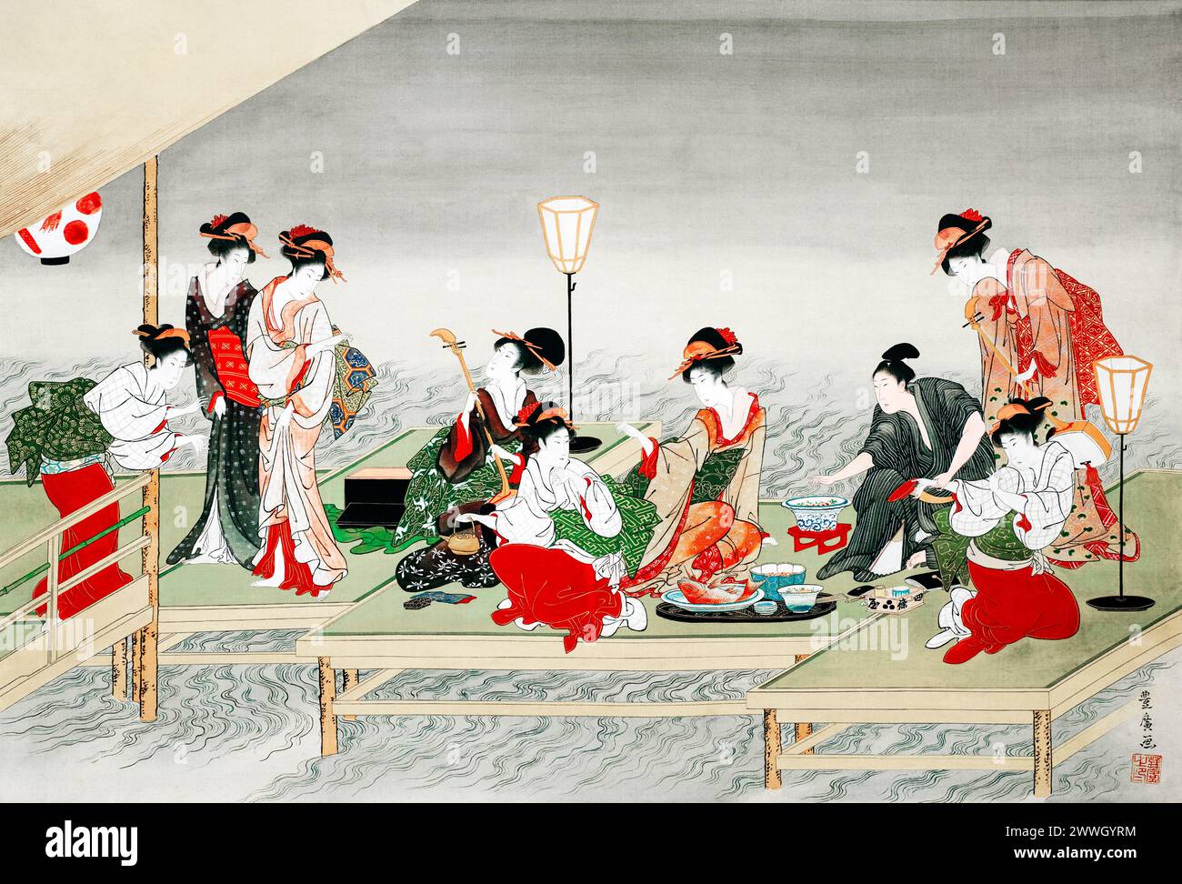 Japanese art public domain hi-res stock photography and images - Alamy