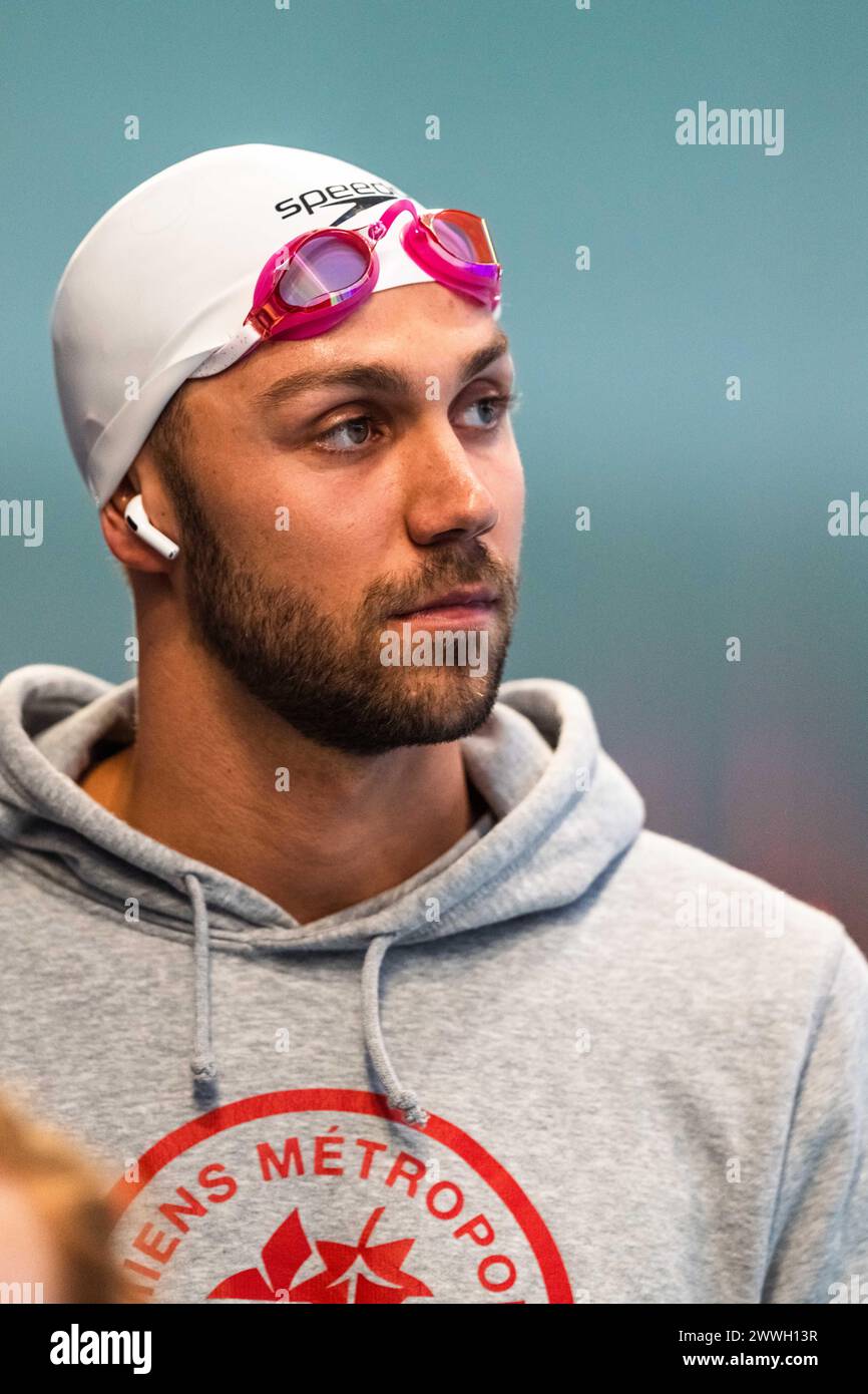 Mewen TOMAC (FRA), men 100m backstroke final, during the Giant Open ...
