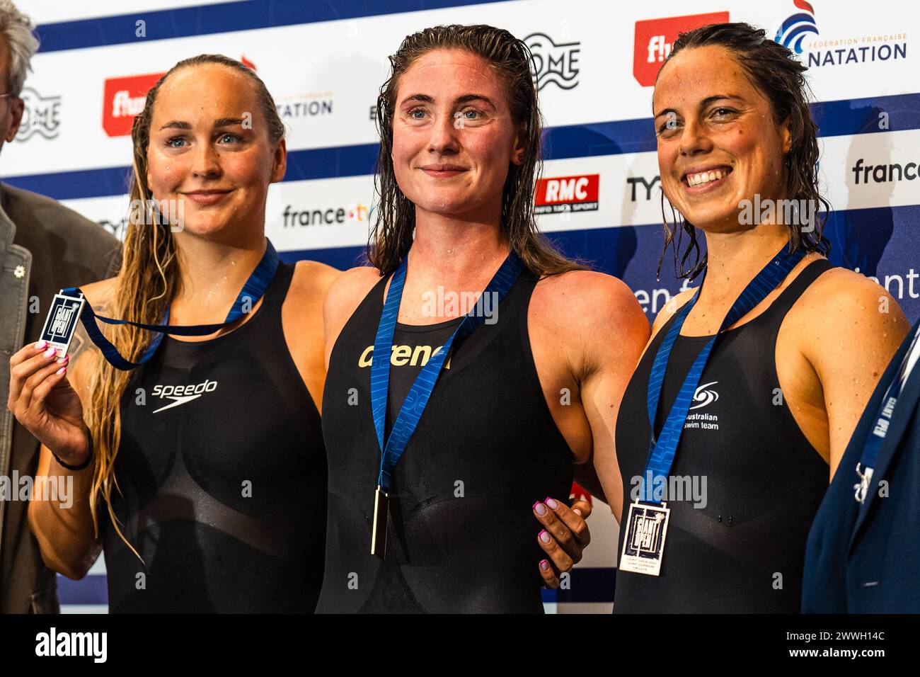 Anastasila KIRPICHNIKOVA (FRA) and Anna EGOROVA (FFN) and Madeleine ...