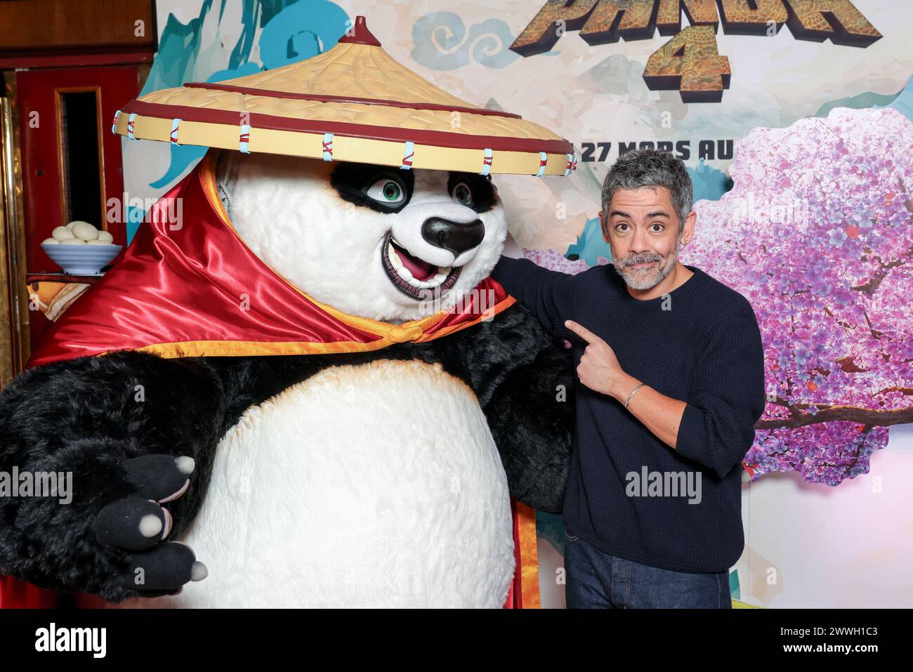 Paris, France. 24th Mar, 2024. Manu Payet posing a the photocall for ...