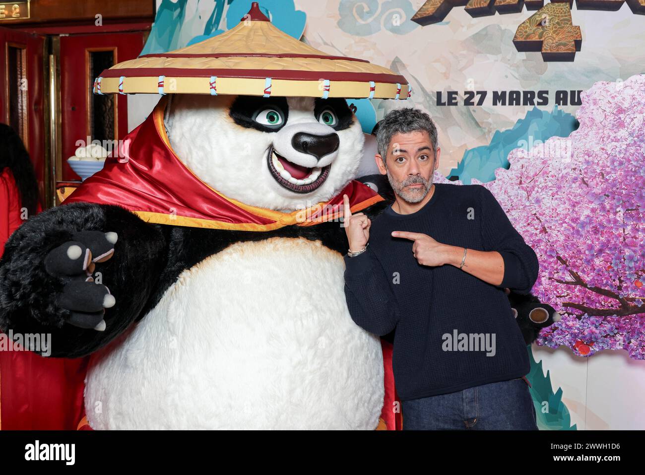 Paris, France. 24th Mar, 2024. Manu Payet posing a the photocall for ...