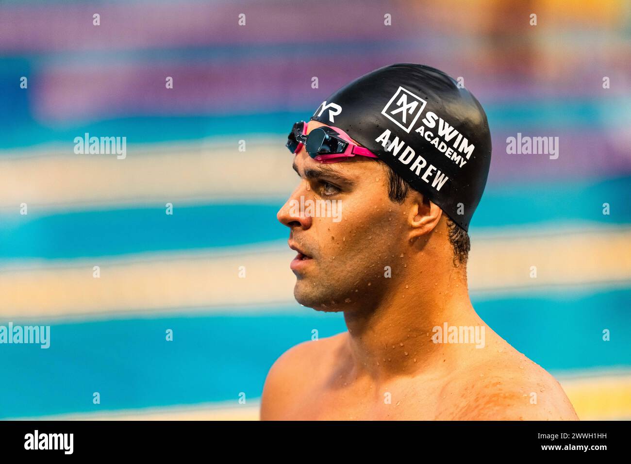 Michael ANDREW (USA), men 100m Butterfly stroke final, during the Giant ...