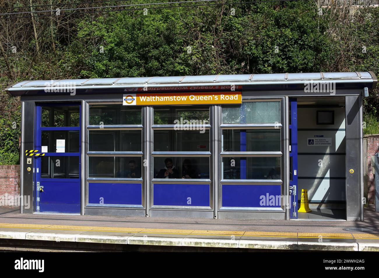 London, UK. 23rd Mar, 2024. View of Walthamstow Queen's Road Overground ...