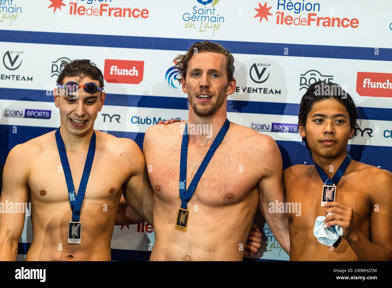 Jeremy DESPLANCHES (SUI) and Jacques SALETES (FRA) Hsing-hao WANG (TPE ...
