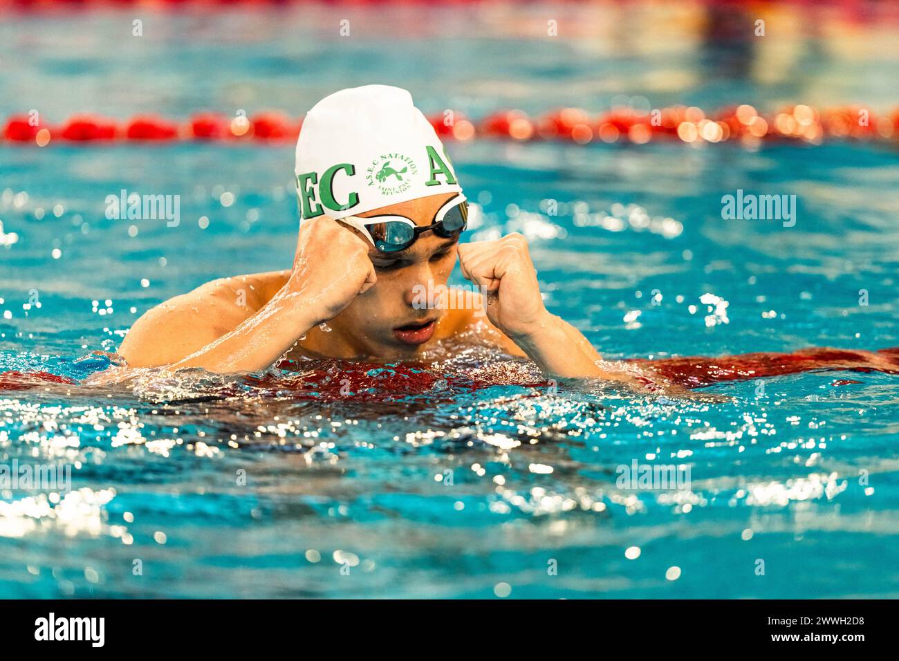 Nans MAZELLIER (FRA), Men 200m freestyle swimming final, during the ...