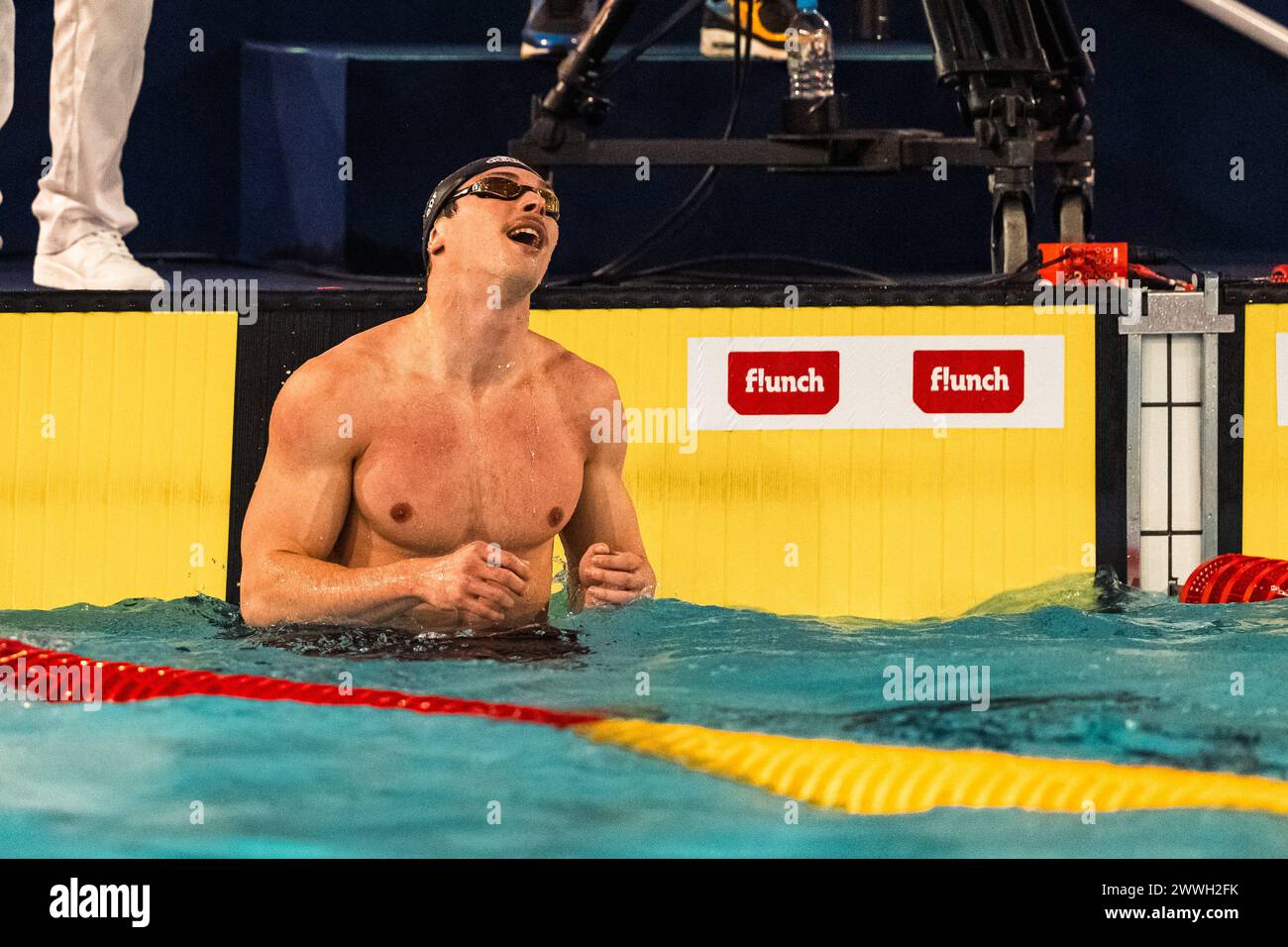 Maxime GROUSSET (FRA), men 50m freestyle swimming final, during the ...