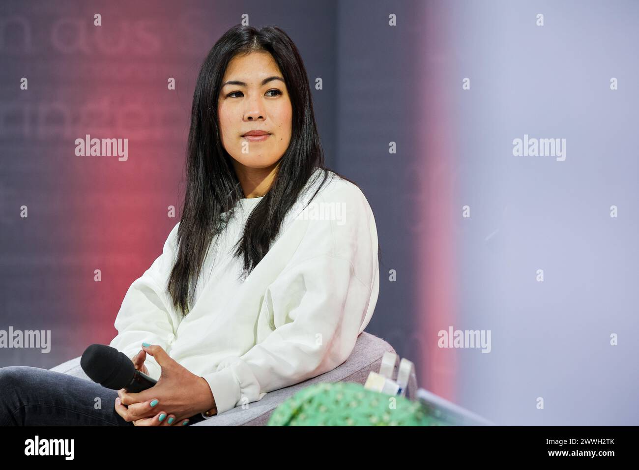 Leipzig, Germany. 24th Mar, 2024. Mai Thi Nguyen-Kim, German science ...