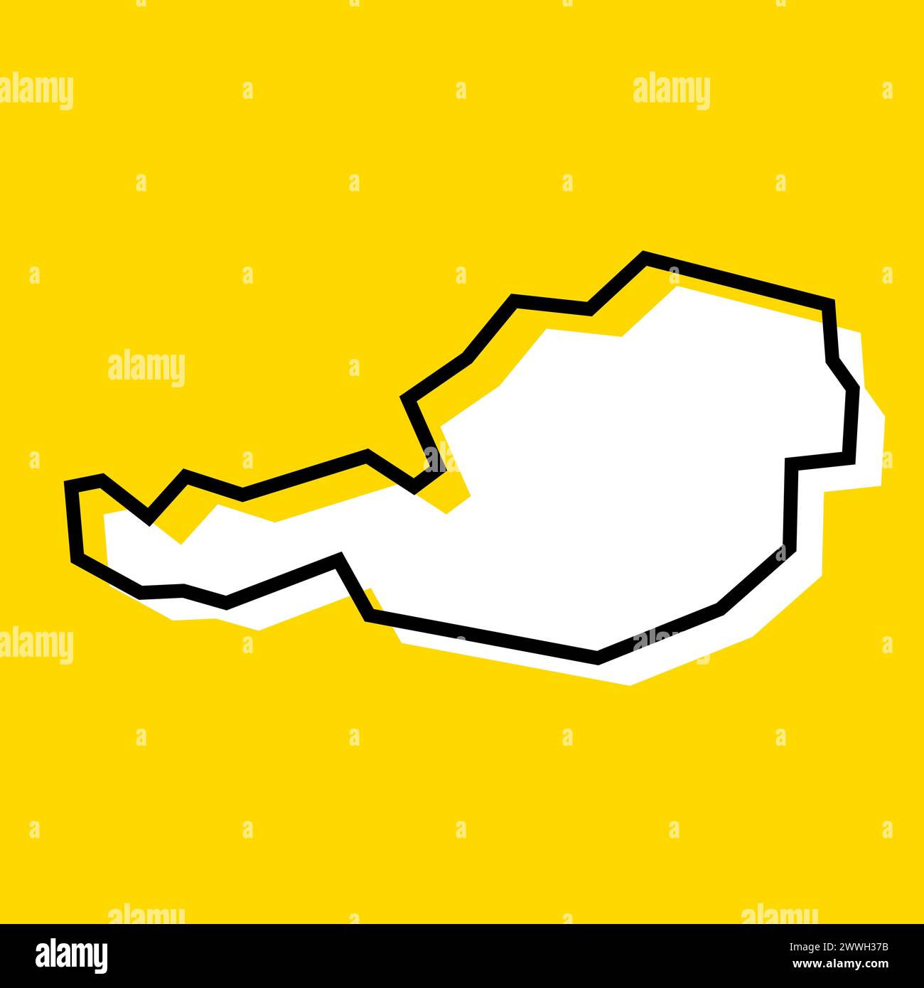 Black white map of vienna hi-res stock photography and images - Alamy