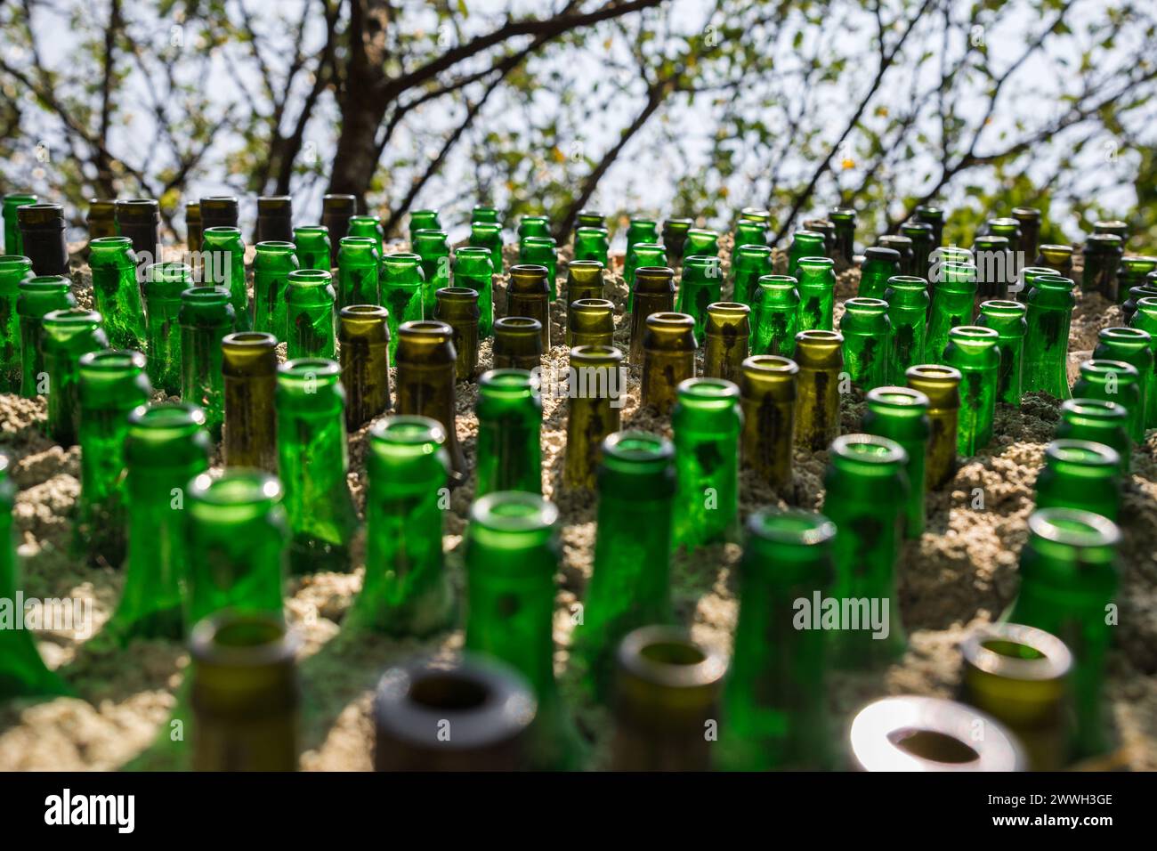 Recycle bottles art hi-res stock photography and images - Alamy