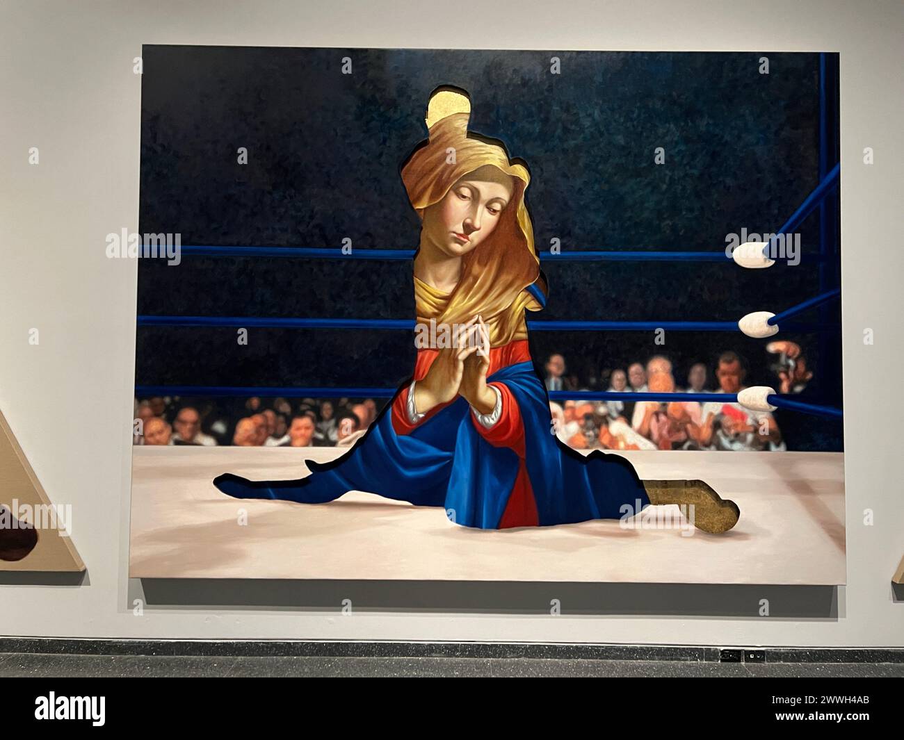 Puzzled Revolution, 2021 by Titus Kaphar, oil on canvas, "Renaissance ...